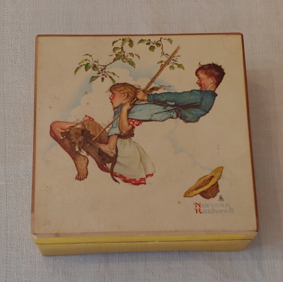 Norman Rockwell | Accents | Norman Rockwell Wood Music Box | Poshmark